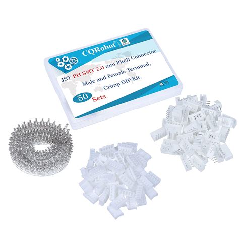 CQRobot Sets Pieces Mm Pitch JST PH SMT Pin JST Connector Kit Mm Pitch Male