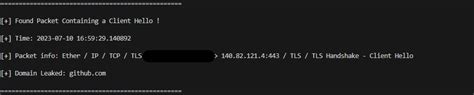 Github Xhaash Sni Leak Poc A Very Simple Script That Sniff Sni Requests And Parse The Leaked
