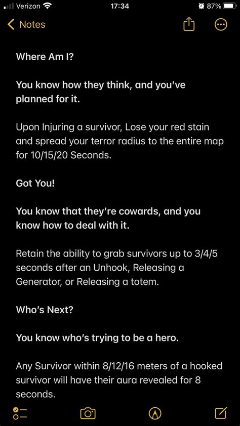 Killer Concept The Omnipresence R Dbdconcepts