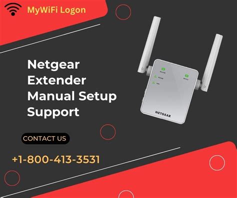 Netgear Extender Manual Setup Support Call 1 800 413 3531 Mywifi Logon Medium