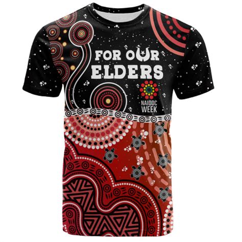 Australia Naidoc Week T Shirt Aboriginal And Hand Art For Our Elder