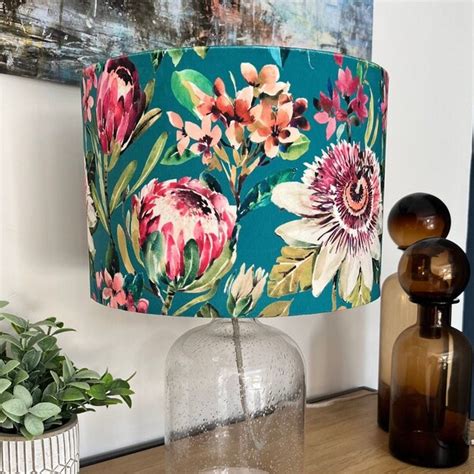 Floral Lamp Shades Etsy Uk