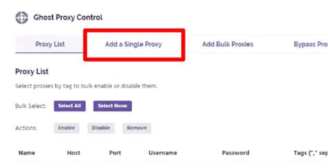 How To Use Proxy In Ghost Browser