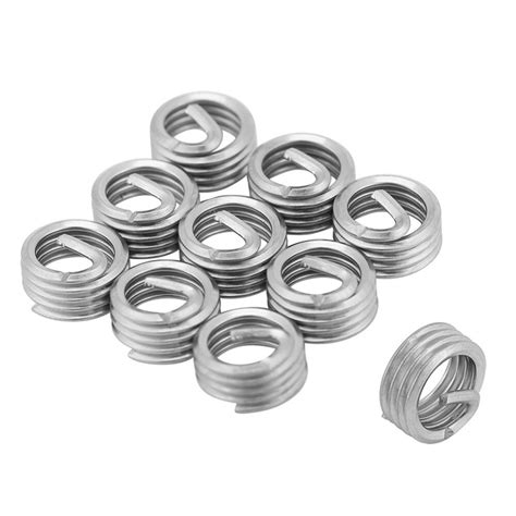 100pcs Set M6 Screws Thread Inserts Stainless Stee Grandado
