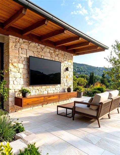 25 Outdoor Tv Ideas For Your Backyard Entertainment Space Our
