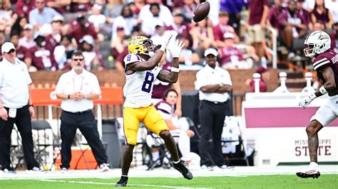 Nabers Exceptional First Half Leads Lsu Past Ms State