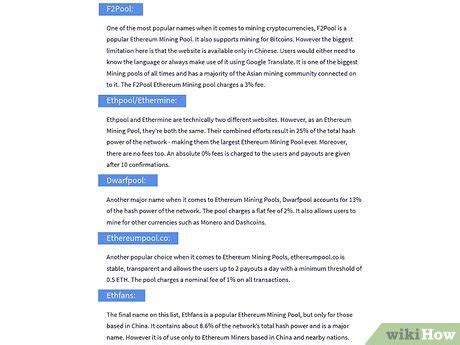 Simple Ways To Start Ethereum Mining With Pictures WikiHow Life