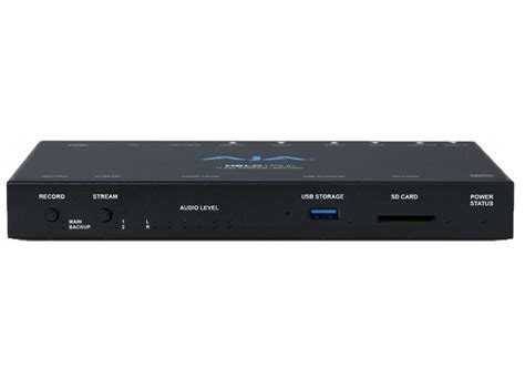 aja helo plus h 264 mpeg 4 hd sd recorder and streaming appliance with