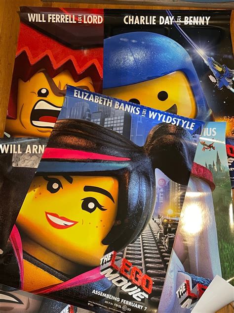 The Lego Movie Characters Posters
