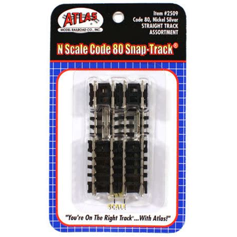 Atlas 2509 N Code 80 Straight Assortment Chucks Trains And Hobby Depot