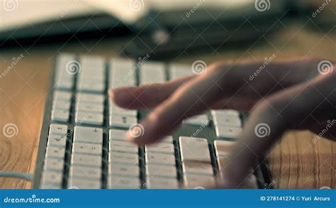 Zoom Hacker Or Programmer Hands With Keyboard For Database Coding Web