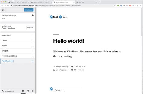 How To Remove Dates From WordPress Posts The Blog Mechanic