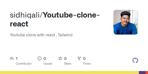 Github Sidhiqaliyoutube Clone React Youtube Clone With React Tailwind