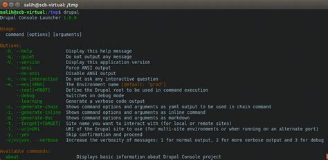 Drupal Console Ile Drupal 8 İçin Gereken Modül Yapısının Kurulması