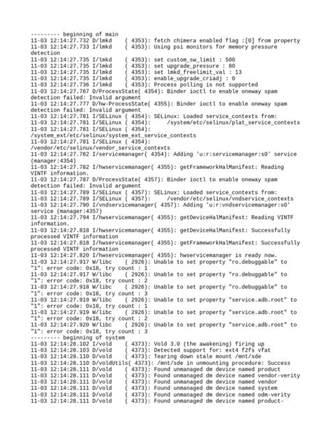 Logcat Home Fota Update Log Pdf Computer Architecture Utility