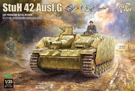 Border Model Bt 036 Działo Stuh 42 Ausf G Late Production Z Pełnym Wnętrzem W Skali 1 35