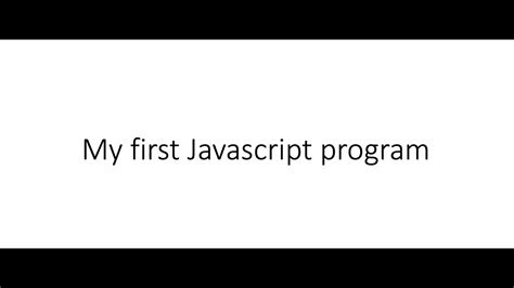 Ep 2 My First Javascript Function Youtube