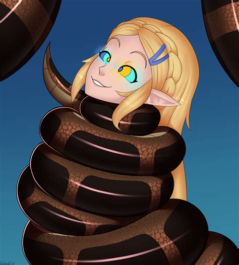 Rule 34 Asphyxiation Blonde Hair Braid Breath Of The Wild Coils