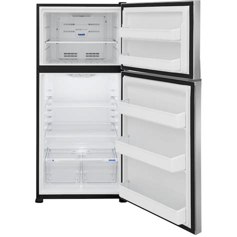 Frigidaire 20 Cu Ft Top Freezer Refrigerator Stainless Steel Garage