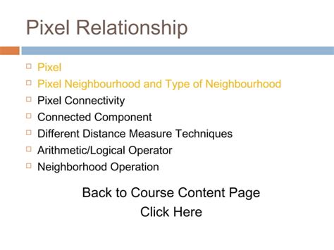 Chapter 2 Image Processing Pixel Relation Ppt Physics Science