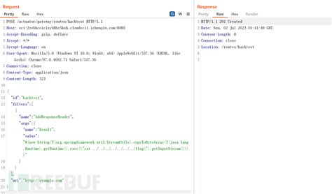 Spring Cloud Gateway spel 远程代码执行漏洞实战全过程CVE FreeBuf网络安全行业门户