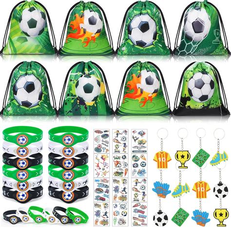 Vamei Gadget Calcio Compleanno Bambini Kit Festa Calcio Bambino Con