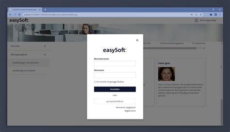 Login Dialog In Die Kursanmeldung Integrieren