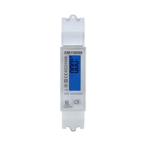 32a 63a 75a 100a mid single phase rs485 modbus bi directional energy