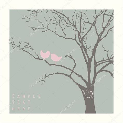 Love Birds On Tree Stock Photo Loriklaszlo 8397309