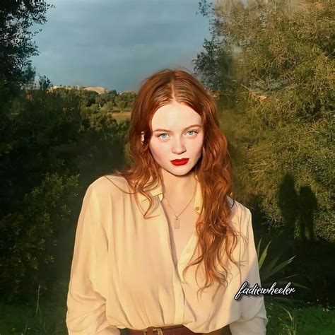 Sadie Sink Красивые рыжие Покраска волос в рыжий Новая прическа