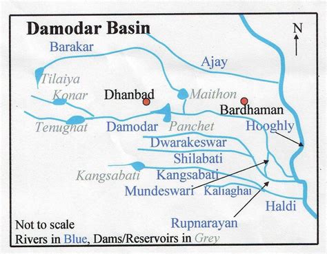 Damodar River Valley Of Minerals And Power Generation