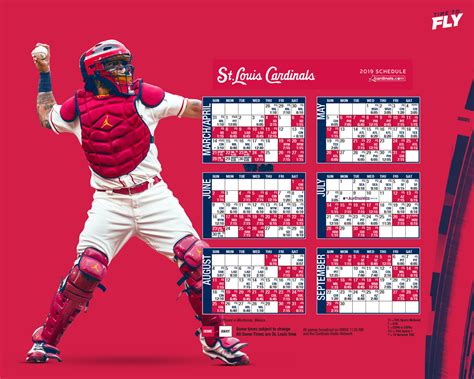 St Louis Cardinals Schedule August 2019