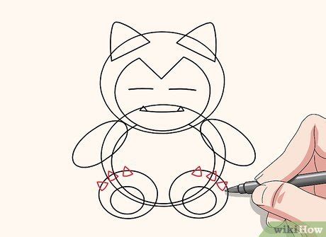 How To Draw Snorlax With Pictures WikiHow