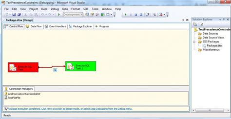 Constraint And Expression Option In Ssis Precedence 2008 R2 Msbi Guide