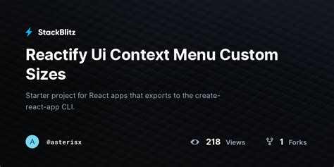 Reactify Ui Context Menu Custom Sizes Stackblitz
