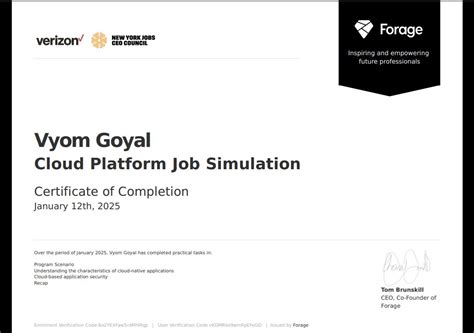 Im Excited To Share That I Have Completed A Job Simulation Program With Vyom Goyal