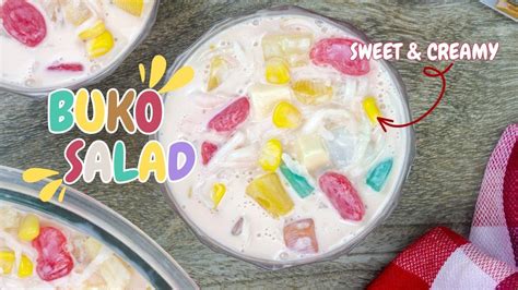 Buko Salad Filipino Style Fruit Salad Youtube