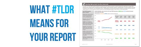 What Tldr Means For Your Report