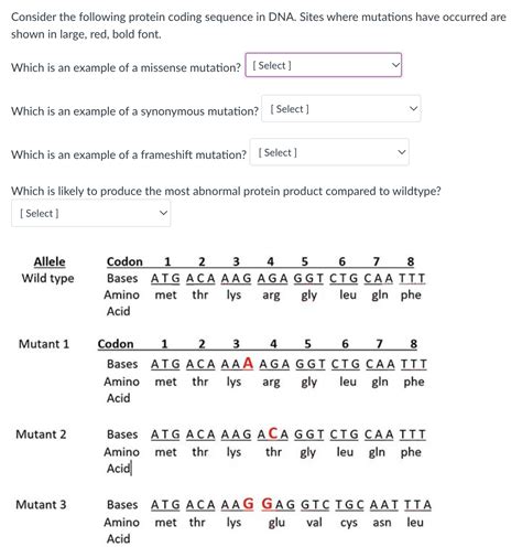 solved consider the following protein coding sequence in