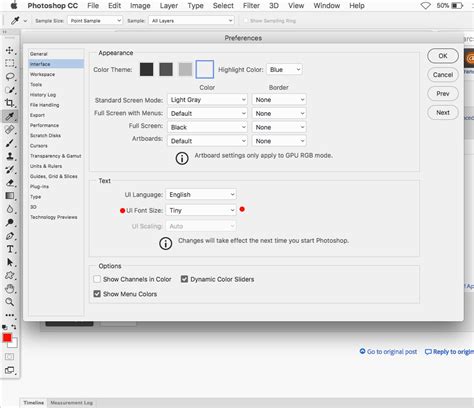 Retina Display Ui Scaling For Photoshop 2018 Adobe Product Community