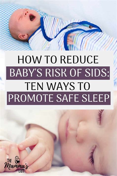 Safe Sleep: The Ten Commandments to reduce baby's risk of SIDS