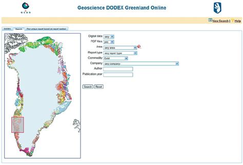 The DODEX web application allows users to search the database using ...