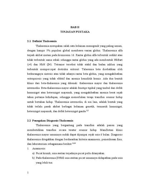 Thalasemia Cardiac Involvement Pdf