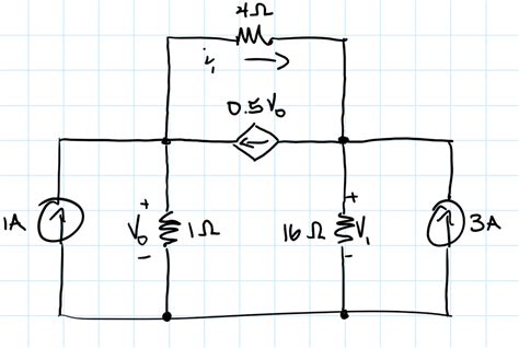 Solved For The Circuit Shown Choose The Node Equation That Chegg