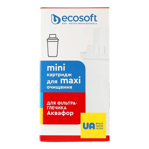 Картридж для фильтров кувшинов аквафор Mini Ecosoft 1шт Ecosoft 14820056802549 купить в