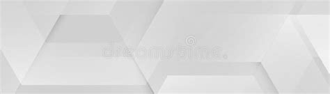 Abstract White Hexagon Shapes Pattern Background Futuristic Digital High Technology Pattern