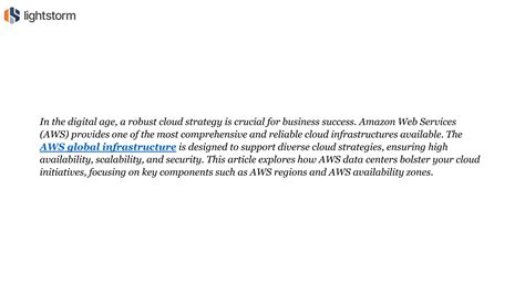 How Aws Global Infrastructure Supports Your Cloud Strategypptx Cloud