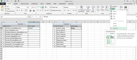 Excel Tips And Tricks Flash Fill Excel 2013