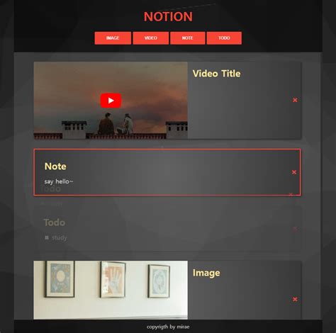 Github Miraejangtypescript Notion Simpel Notion App