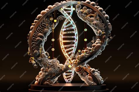Premium Photo Dna Deoxyribonucleic Acid Nucleic Acid Genetic Code Cell Structure Molecule